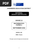 Mathematics P2 Grade 12 Second Push 2025 Eng | PDF | Circle ...