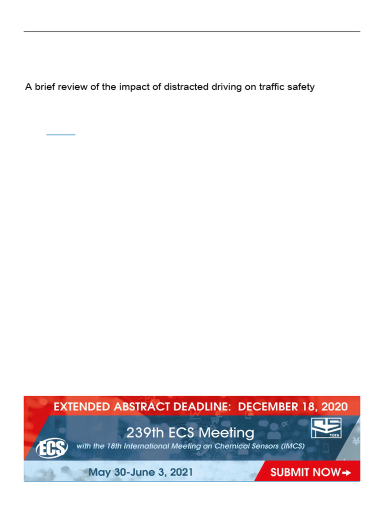 A_brief_review_of_the_impact_of_distracted_driving | PDF | Traffic ...