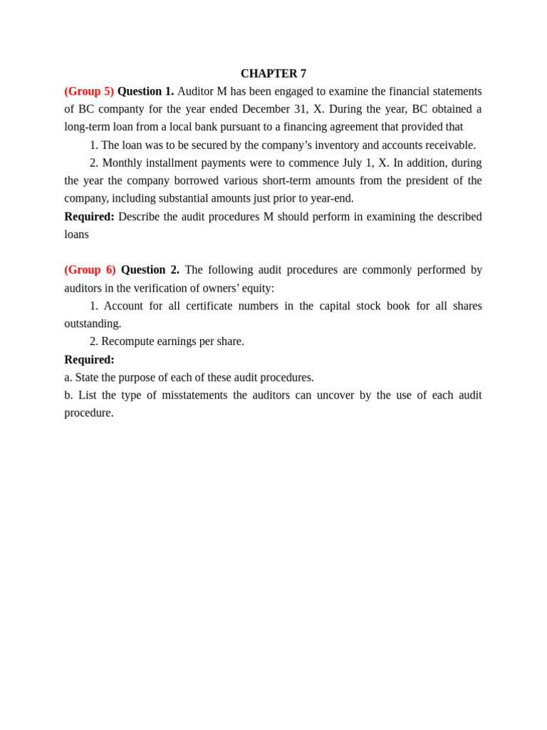Chapter 7 | PDF