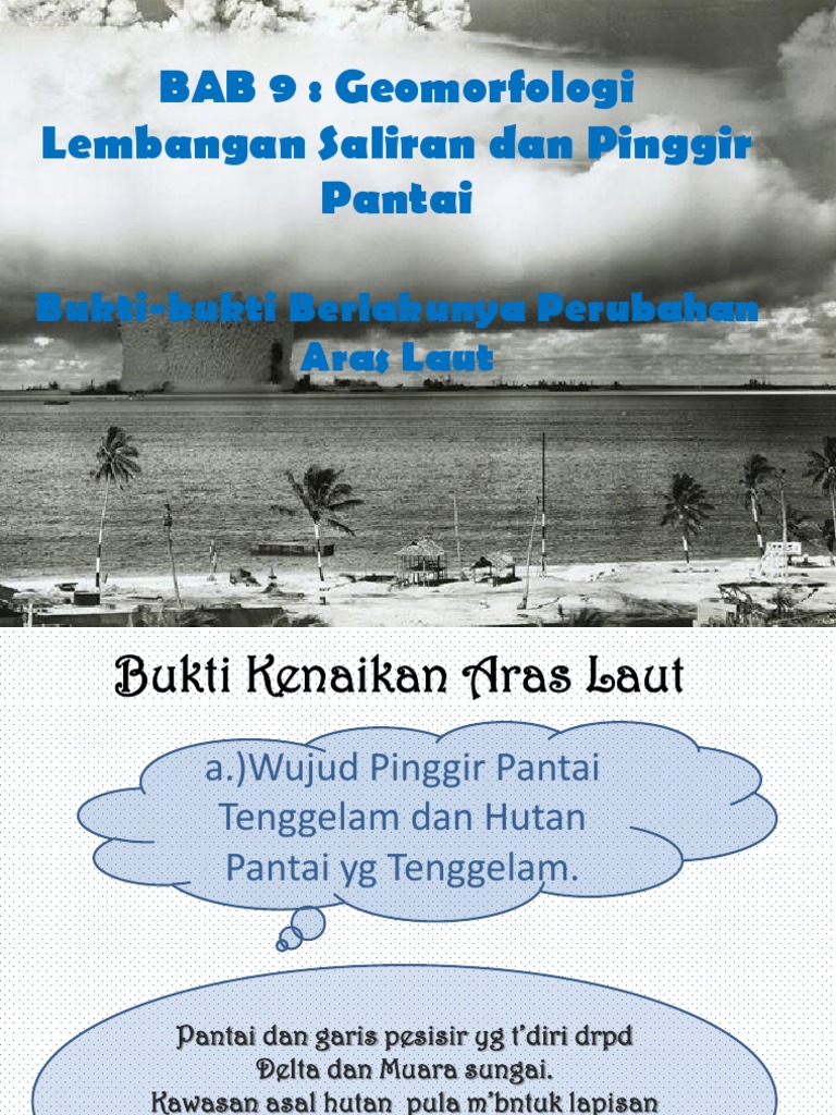 Bukti-Bukti Berlakunya Perubahan Aras Laut | PDF