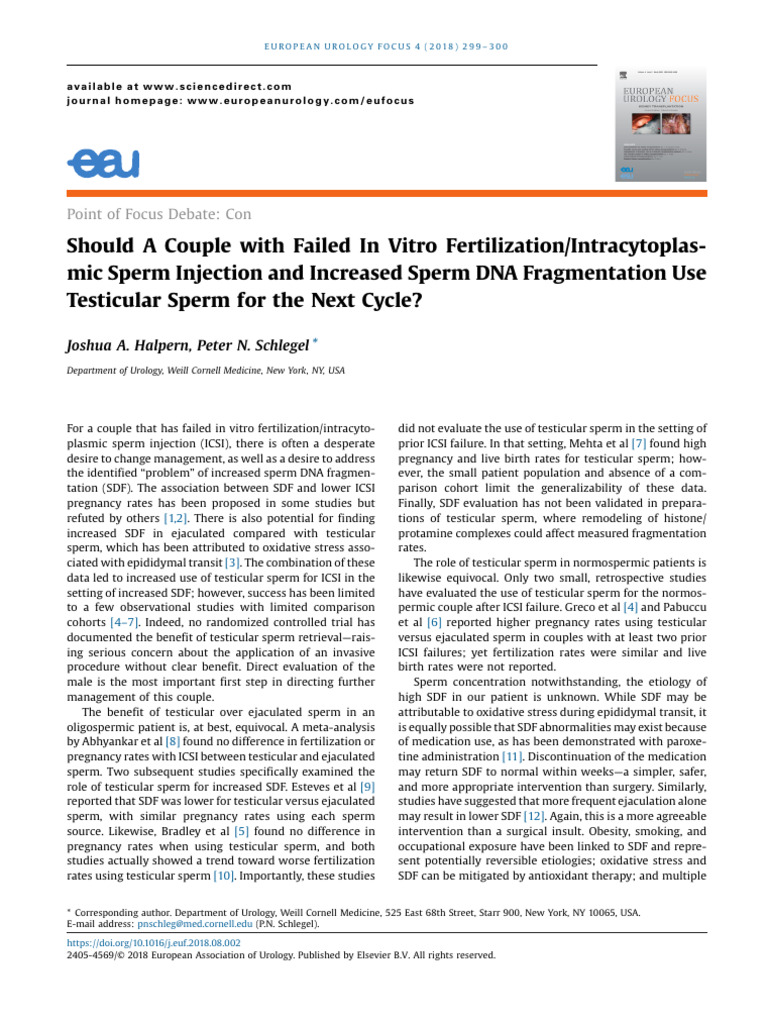 Should-A-Couple-with-Failed-In-Vitro-Fertilization | PDF | Biological ...