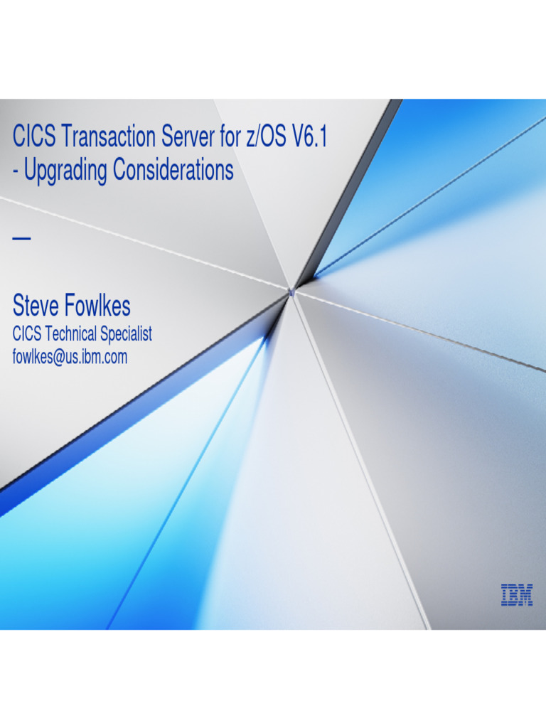 CICS TS 6.1 Upgrading | PDF | Transport Layer Security | Computer Programming