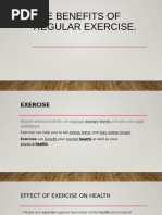 Essential Benefits of Regular Exercise | PDF