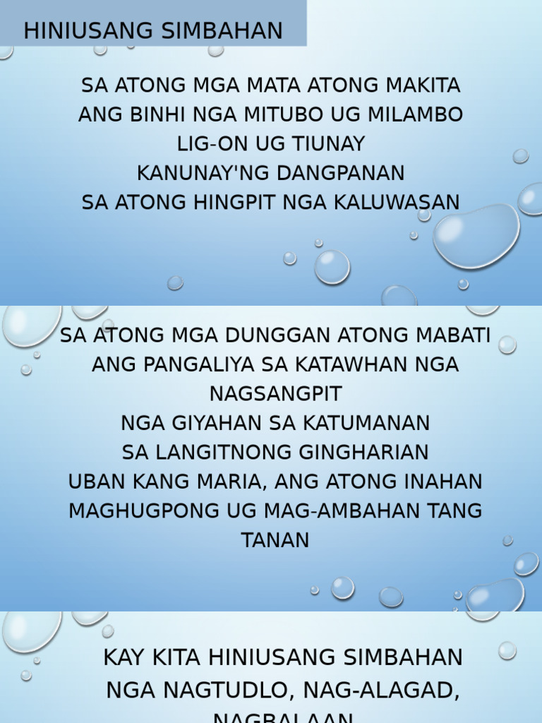 Hiniusang Simbahan | PDF