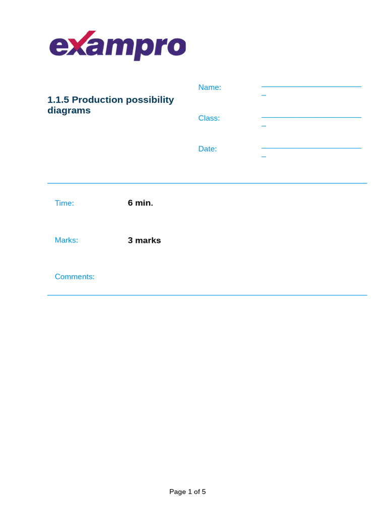 Production Possibility Diagrams Explained | PDF | Economies | Economics