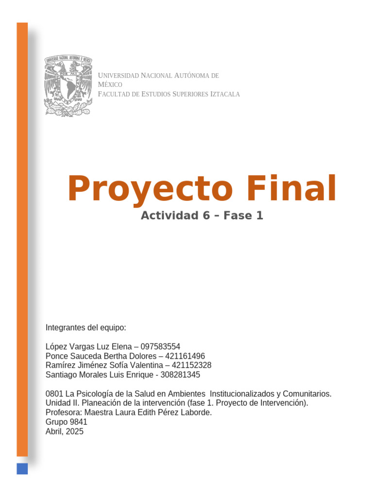 Lopez, Ponce, Ramírez, Santiago - Actividad6 | PDF | Autoeficacia | Autorregulación emocional