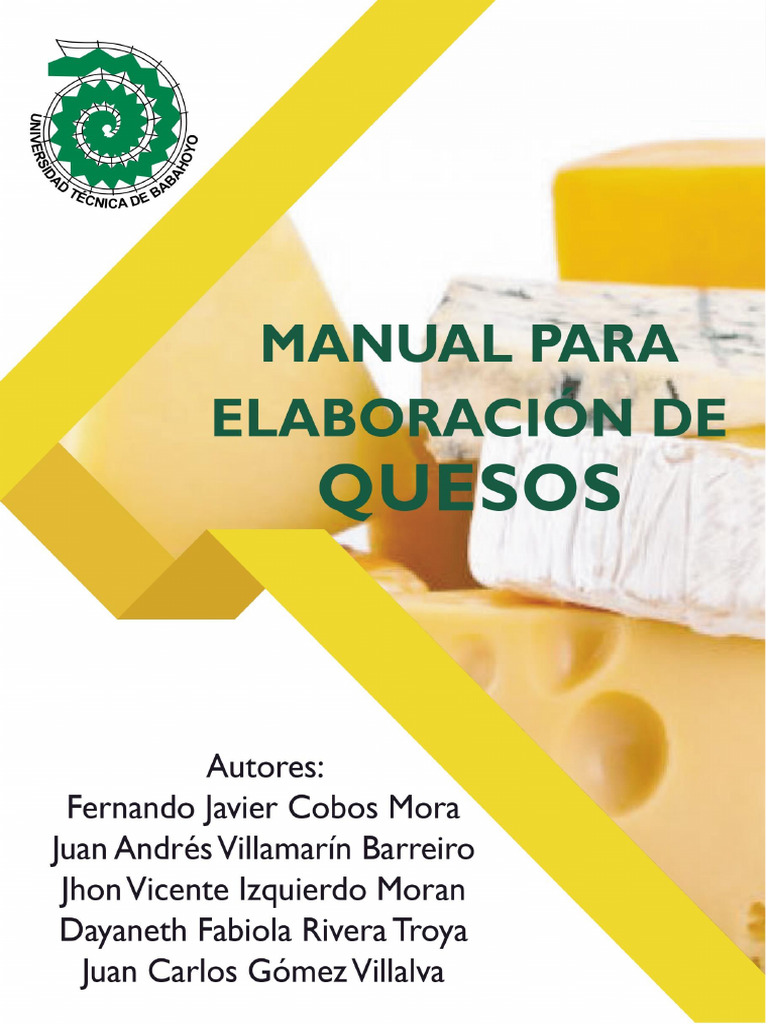Manual para Elaboración de Quesos | PDF | Leche | Queso