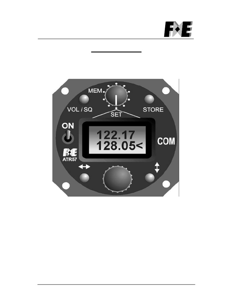 ATR 57 VHF Transceiver Manual | PDF | Microphone | Headphones