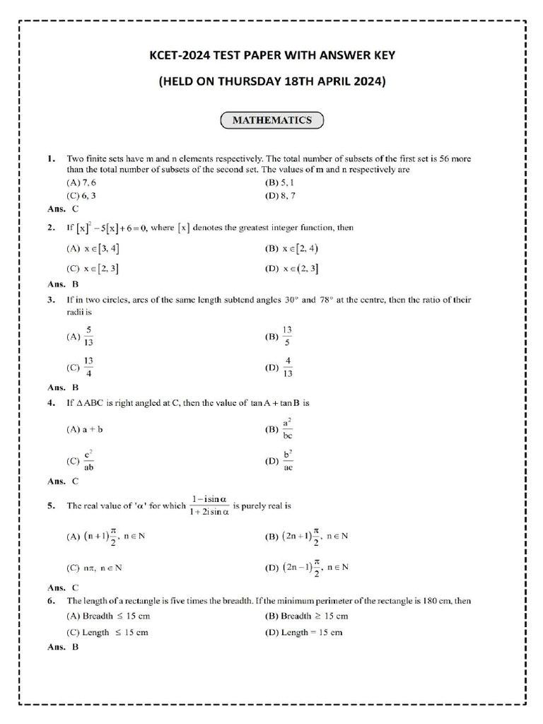 Selfstudys Kcet 2023 | PDF