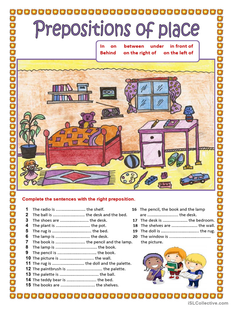 Prepositions of Place (2) . | PDF