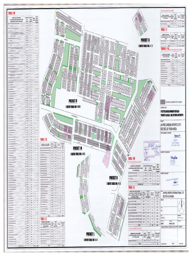 PRJ5415Sanctioned Building-BlockPlan-Project Layout Plan | PDF