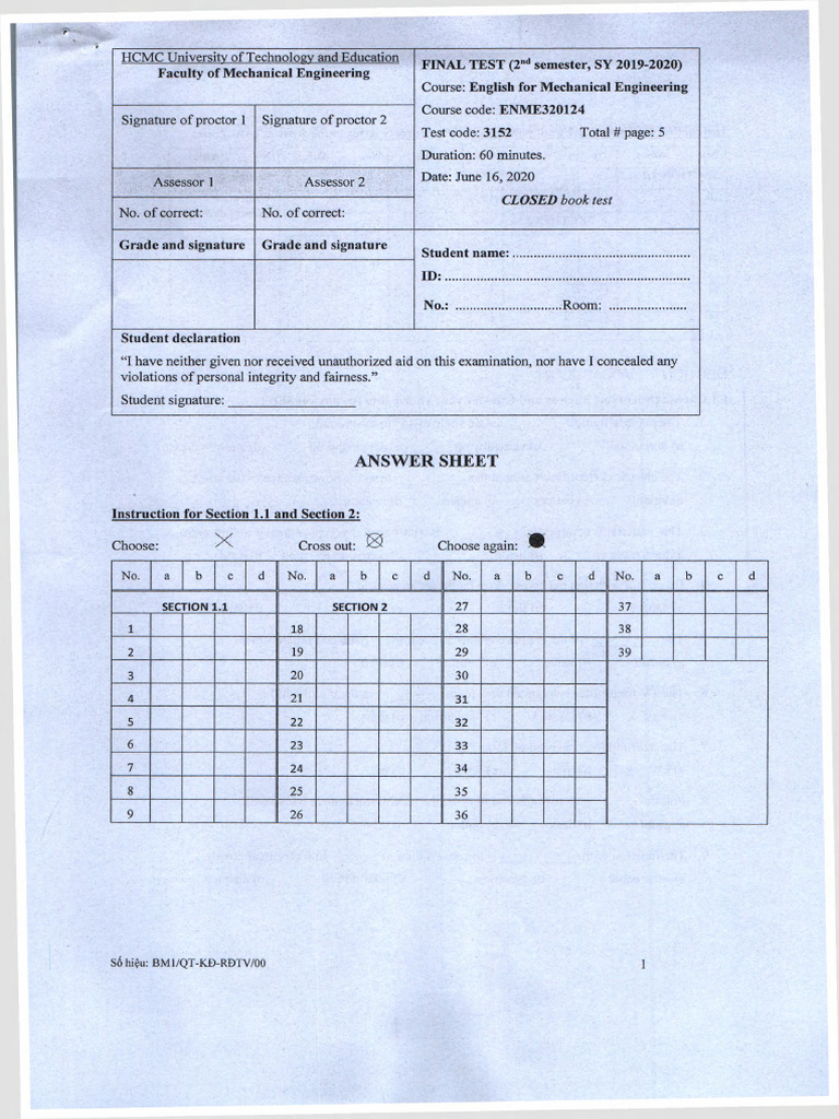 Tailieuxanh de Thi Enme320124 English For Mechanical Engineering 2257 ...