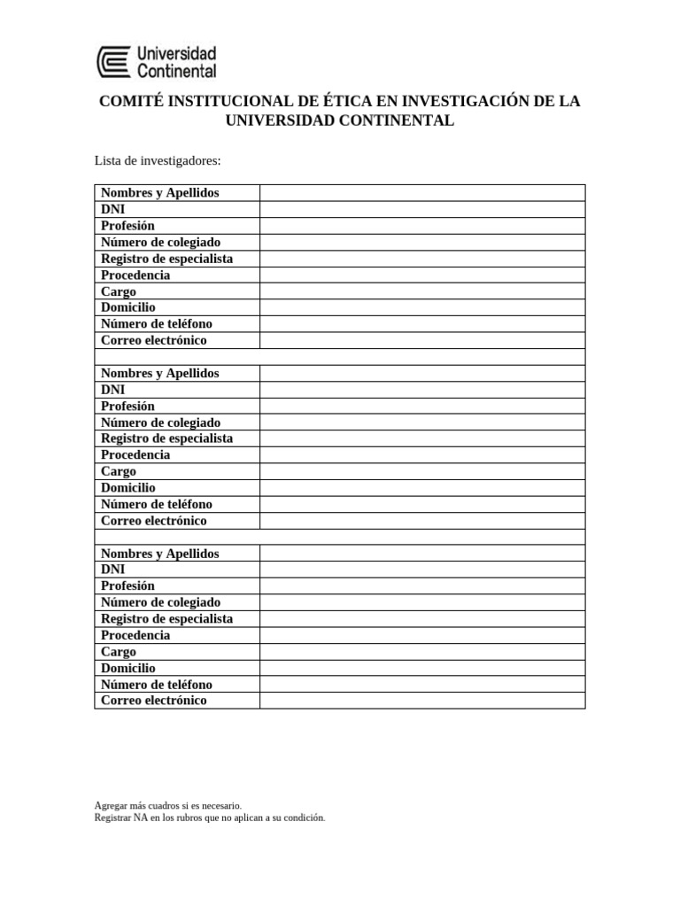 Ciei Formato f2 | PDF