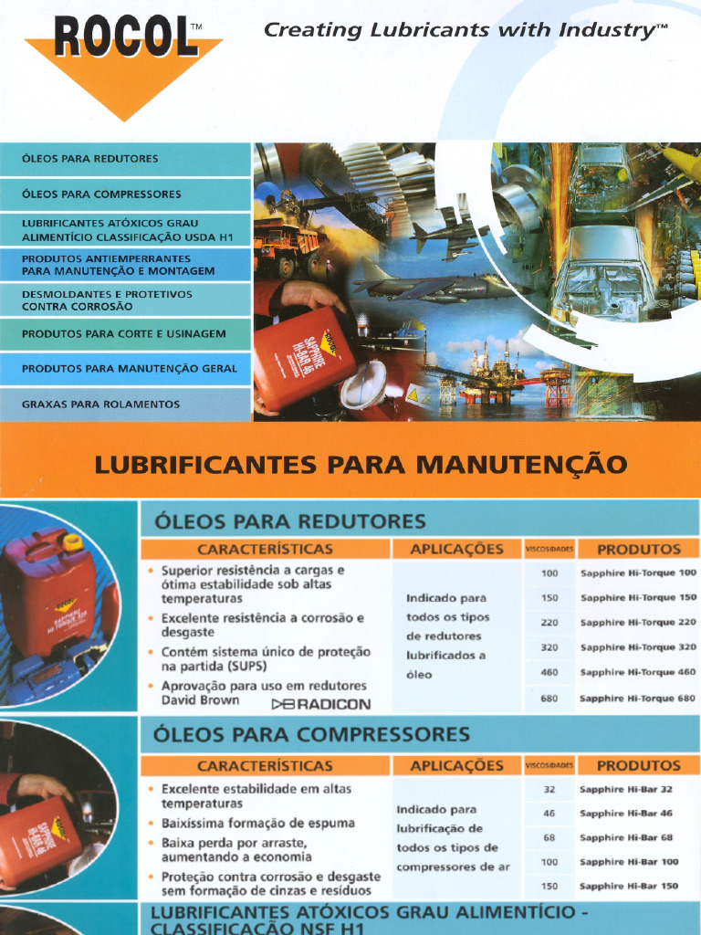 Lubrificantes Especiais | PDF