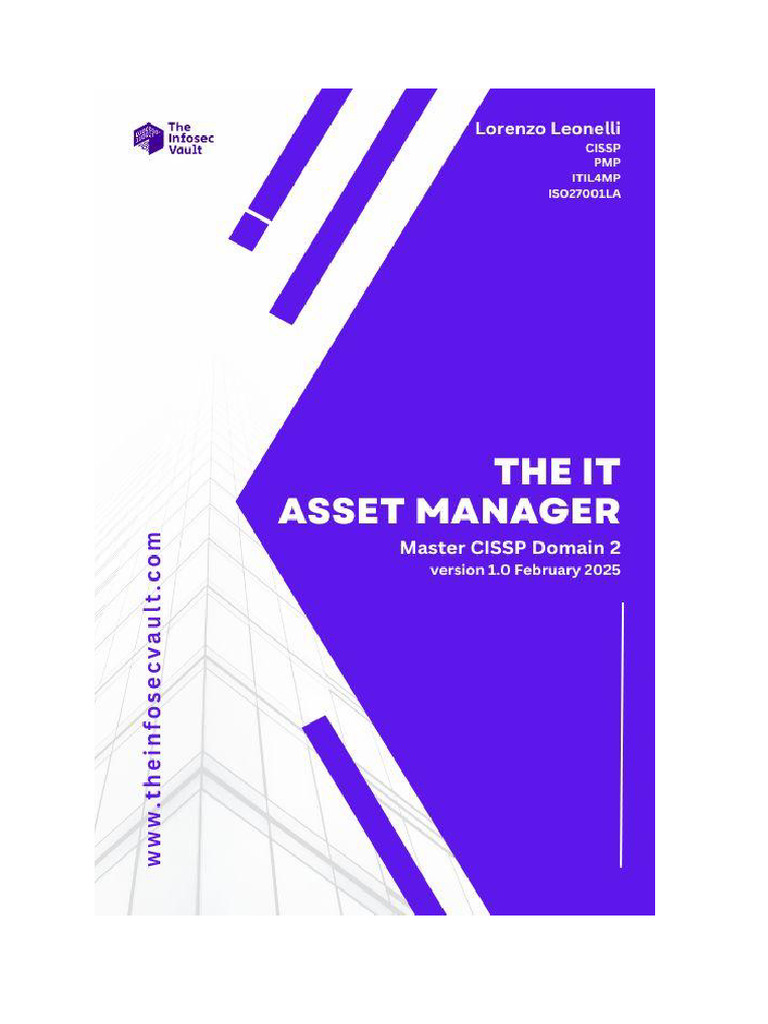 The IT Asset Manager 1743256318 | PDF | Computer Security | Security