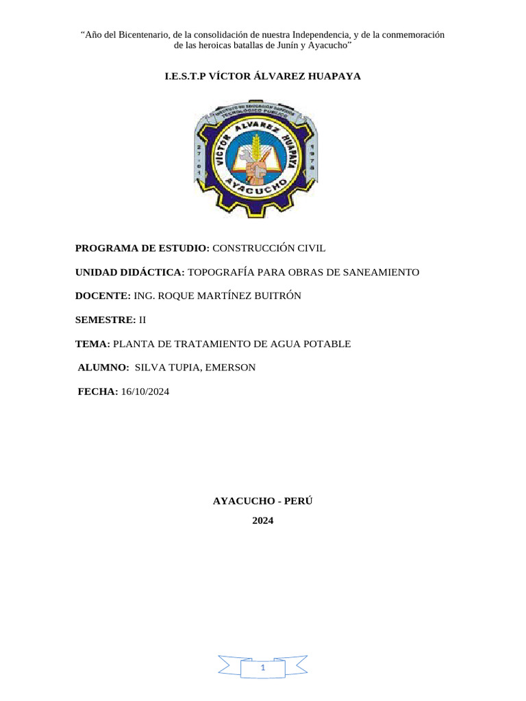 Avanse 123 | PDF | Agua | Agua potable