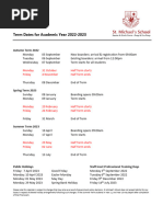 Carmel College Term Dates 25 26 | PDF