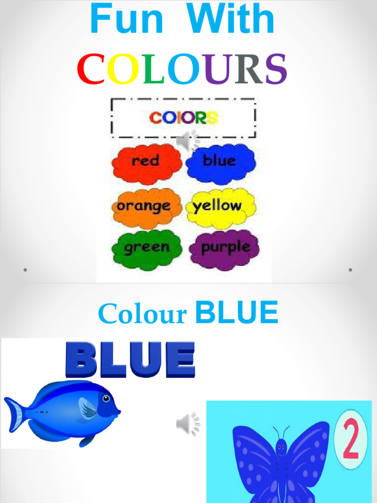 Exploring Fun with Colours | PDF
