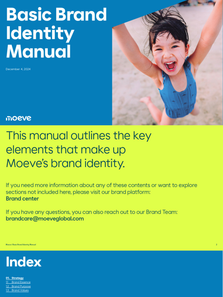 Moeve Brand Identity Manual 2024 | PDF | Color | Typography