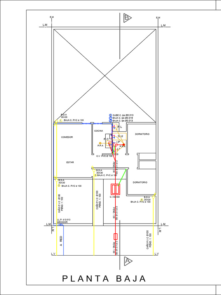 Diseño de Planos de Instalación de PVC | PDF