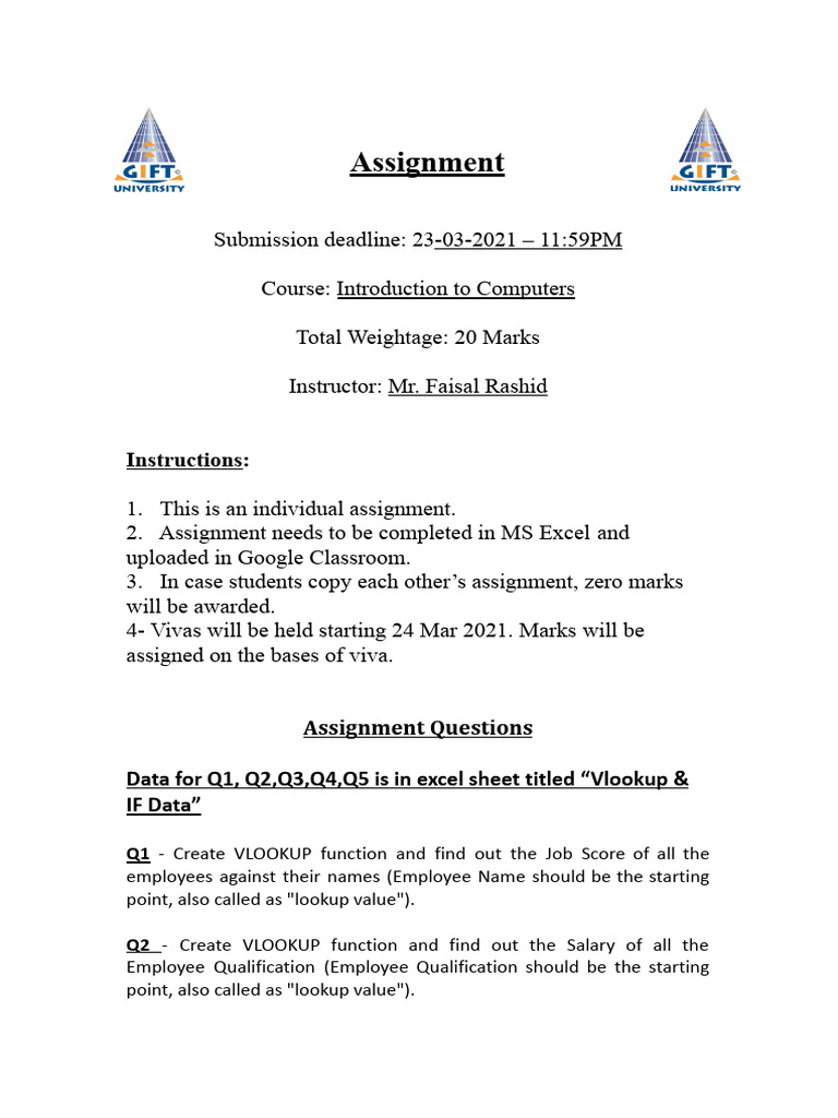 Assignment - ITC | PDF