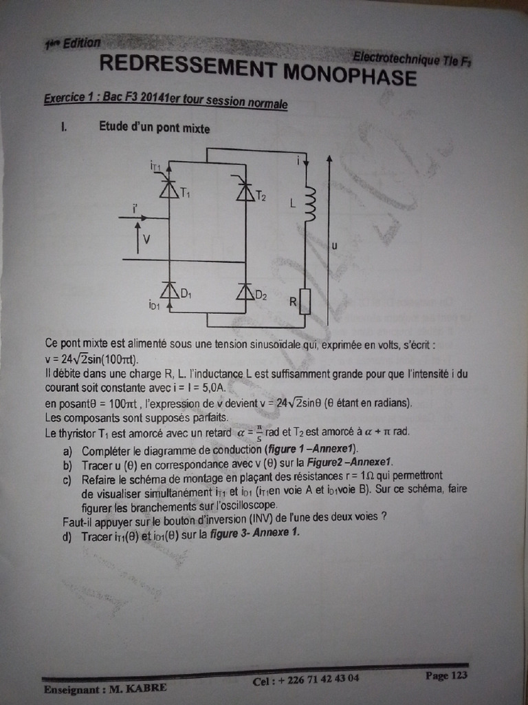 TD Redressement | PDF