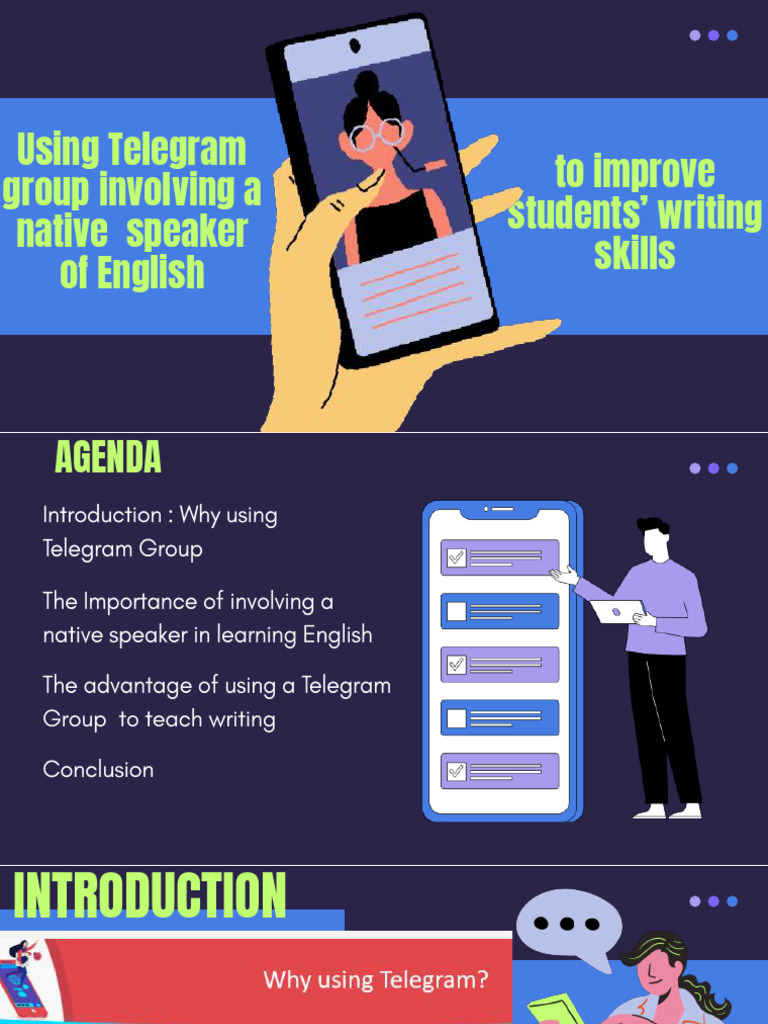 Using Telegram Group To Teach Writing Skill | PDF