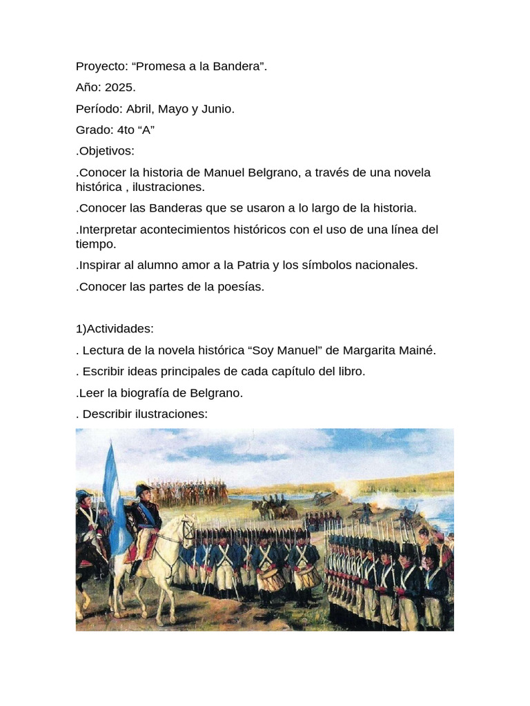 Proyecto Bandera | PDF