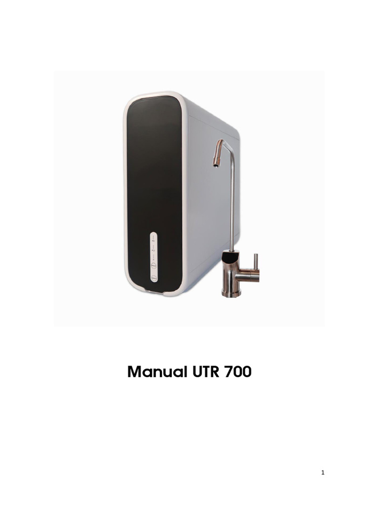 Manual UTR 700 Esp | PDF | Agua | Filtración