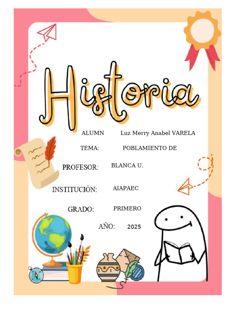 Caratula Historia | PDF