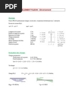Rappel de Cours. Calcul Des Éléments CM Selon Eurocode3 | PDF | Flexion (matériau) | Flambage