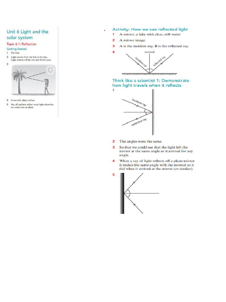 Grade 5 Science Unit 6 Learnersbook Answerkey | PDF