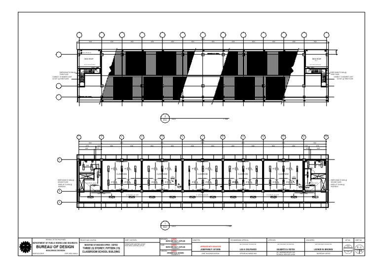 Roof Deck Lighting Layout: Bureau of Design | PDF | Philippines ...
