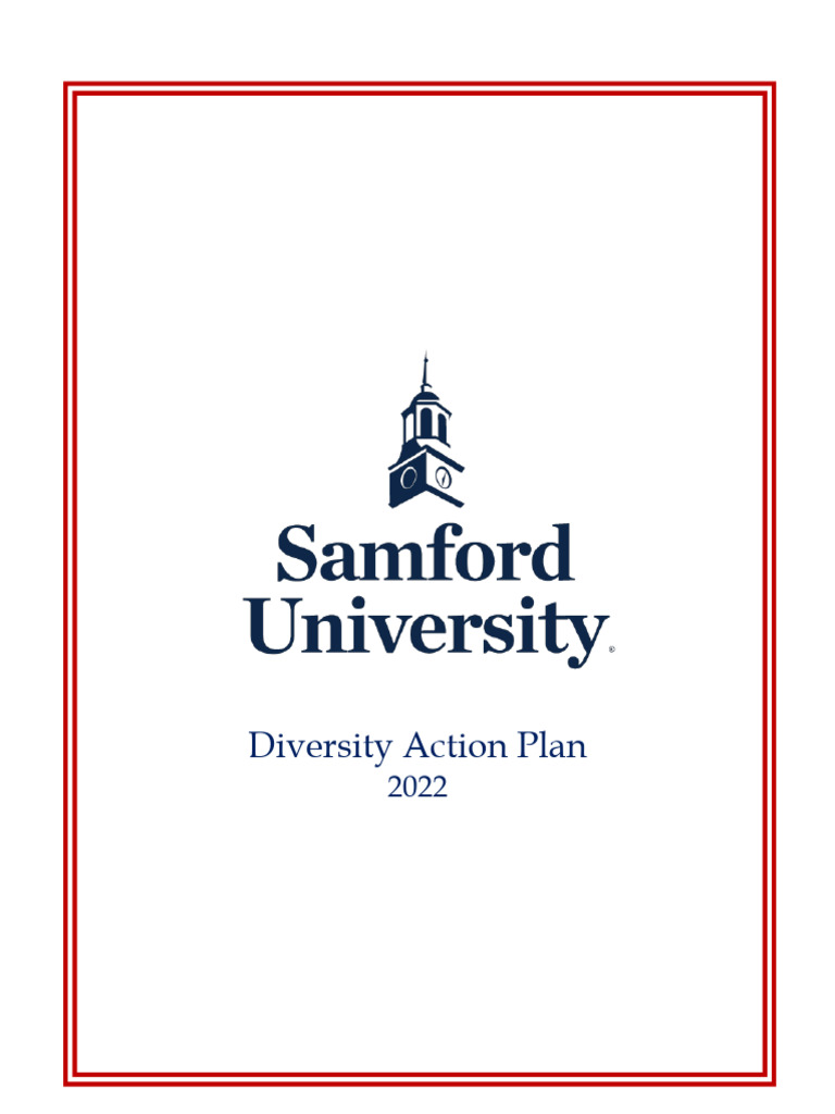 Samford University Diversity Action Plan 2022 | PDF | Recruitment ...
