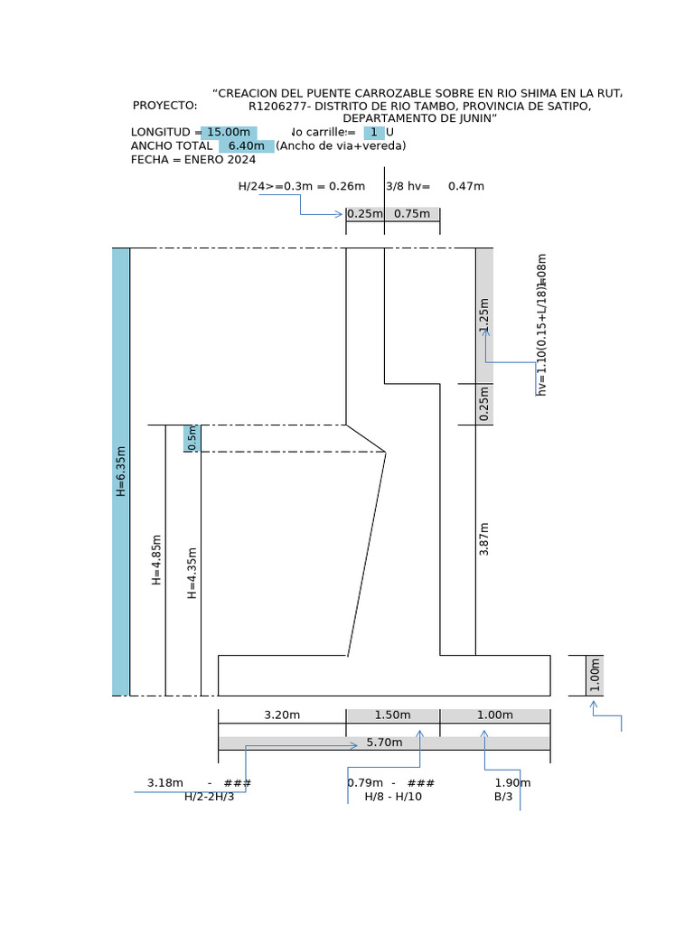 CAL ESTRIBO PTE SHIMA L 15m 01 Final | PDF