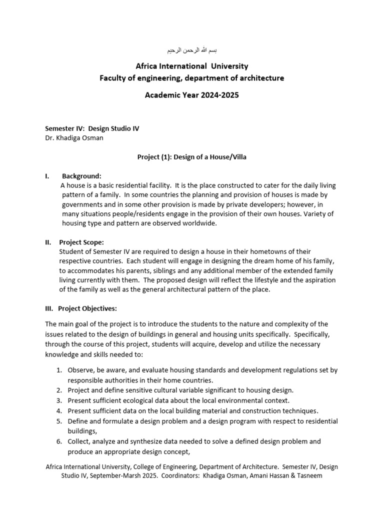 SemesterIII Project House Design | PDF | Design | Concept