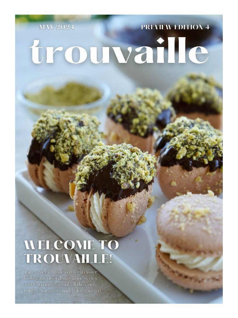 Cannoli Macarons - Trouvaille Preview | PDF | Macaron | Cakes