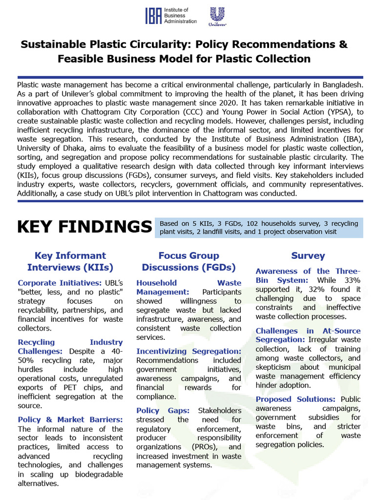 Sustainable Plastic Recycling | PDF | Recycling | Waste Management
