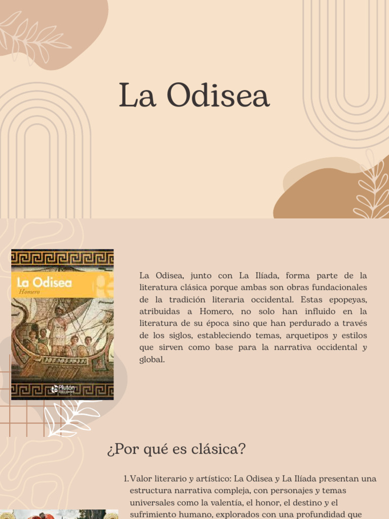 Odisea | PDF | Ilíada | Intertextualidad