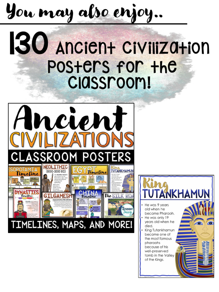 Ancient Egypt Coloring Pages Freebie | PDF