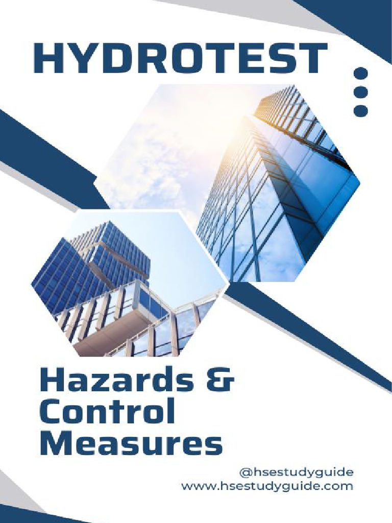 Hydrotest Ebook Ok Watermark | PDF | Safety | Risk