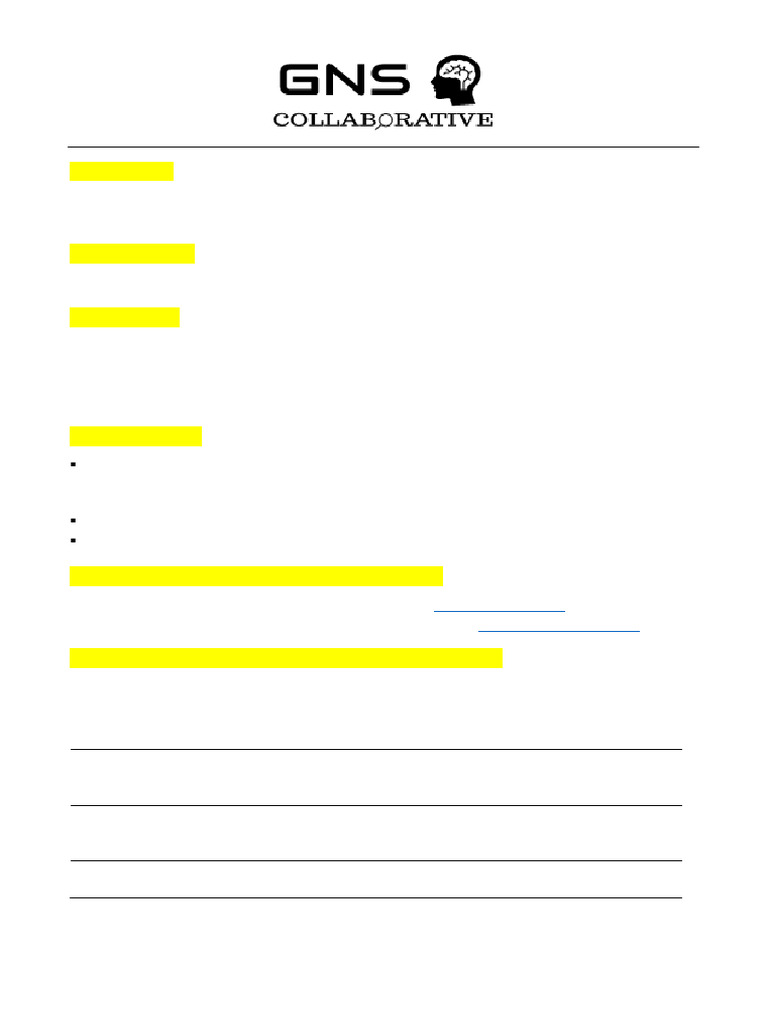 1. About the GNS Collaborative | PDF | Neurosurgery | Surgery