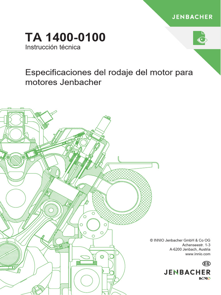 TA 1400-0100 - Es | PDF | Rodamiento (Mecánico) | Pistón