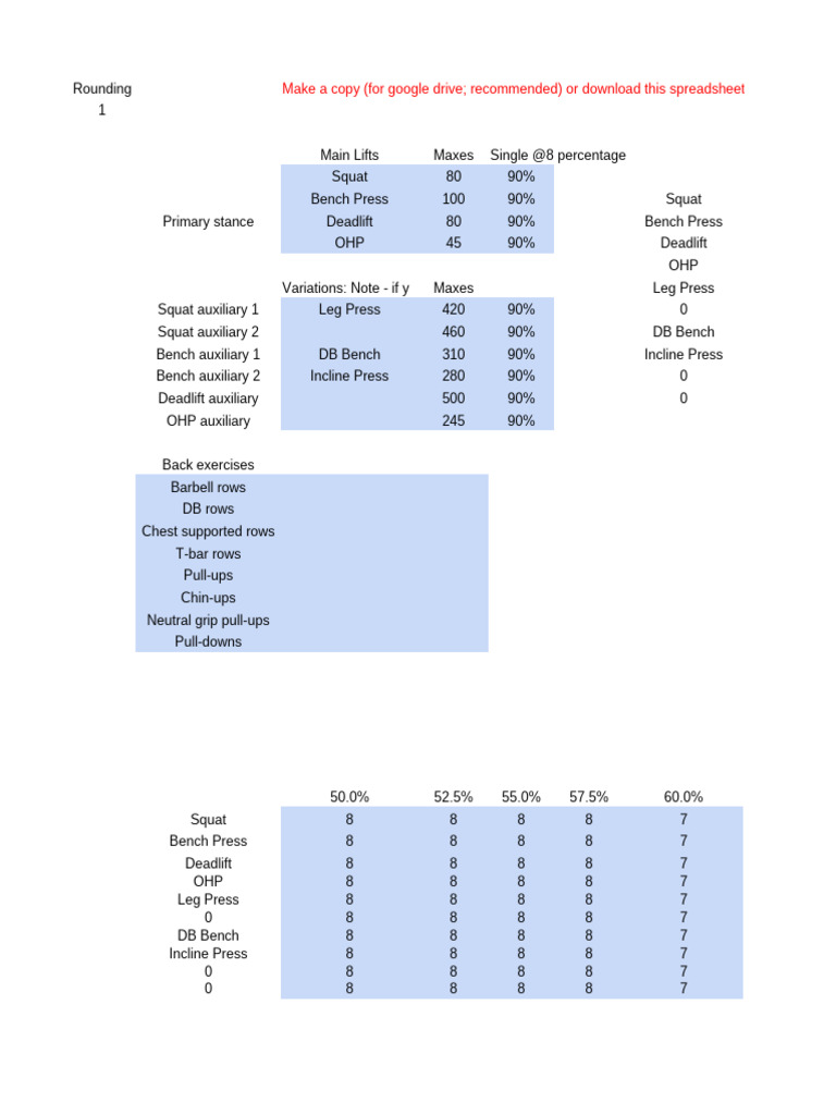 699286517-SBS-Strength-Program - копия | PDF | Strength Training ...