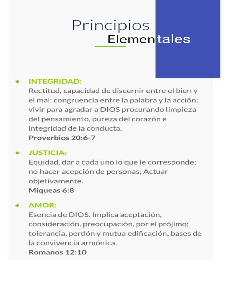 Principios Elementales | PDF
