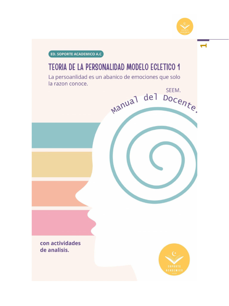 Copia de Teoria de La Personalidad Modelo Ecletico 1 | PDF ...