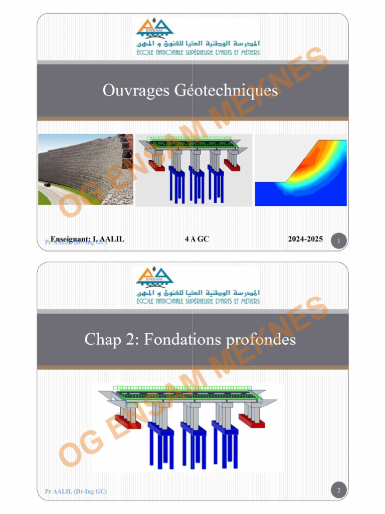 Fondations Profondes | PDF