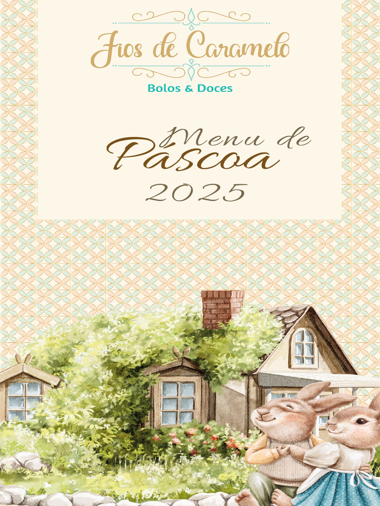 Menu de Páscoa 2025: Delícias e Encomendas | PDF | Chocolate | Lanche