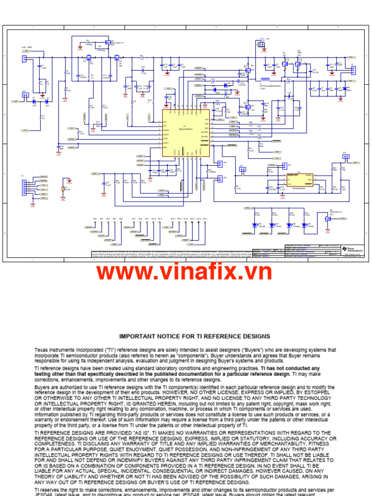 BQ24780S Datasheet and Schematic | PDF