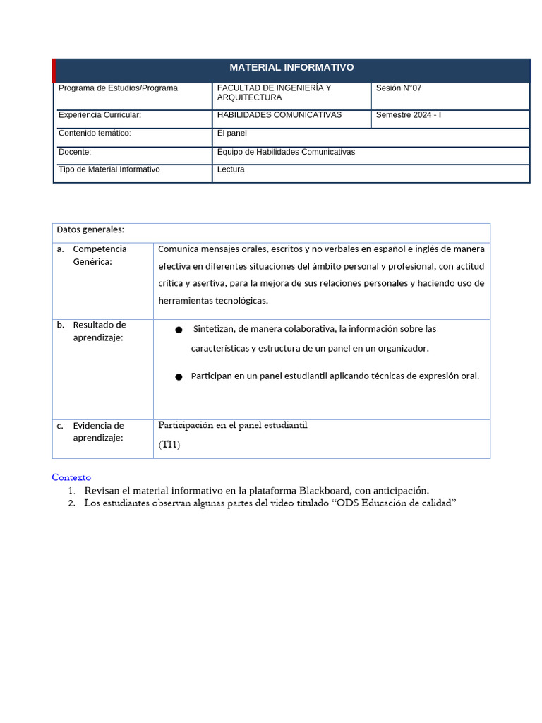 S7 Guía Práctica - 2024 I | PDF | Aprendizaje | Modificación de comportamiento